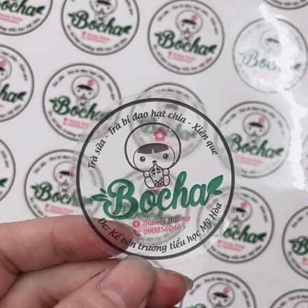 In Tem Dán Chai Nhựa, Tem Nhãn Decal Dán Bao Bì Sản Phẩm Giá Tốt