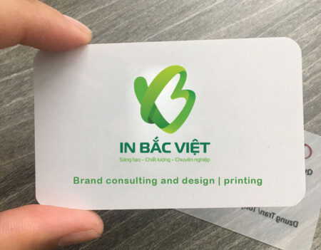 In Card Visit Nhựa Chất Lượng Cao & Giá Tốt - In Bắc Việt