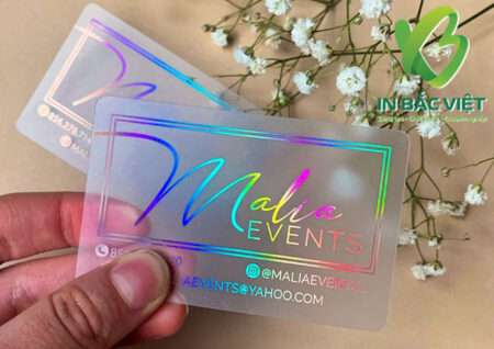 In Card Visit Nhựa Chất Lượng Cao & Giá Tốt - In Bắc Việt