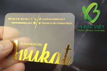 In Card Visit Nhựa Chất Lượng Cao & Giá Tốt - In Bắc Việt