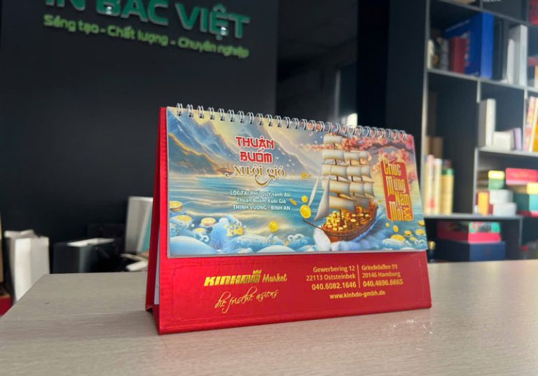 Báo giá in lịch Tết 2026 – Bảng giá chi tiết từng loại tại In Bắc Việt